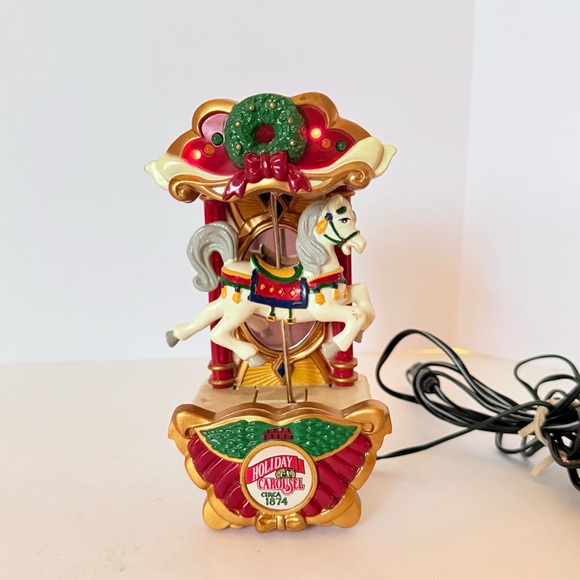 mr christmas | Holiday | Mr Christmas Lighted Musical Carousel Horse ...